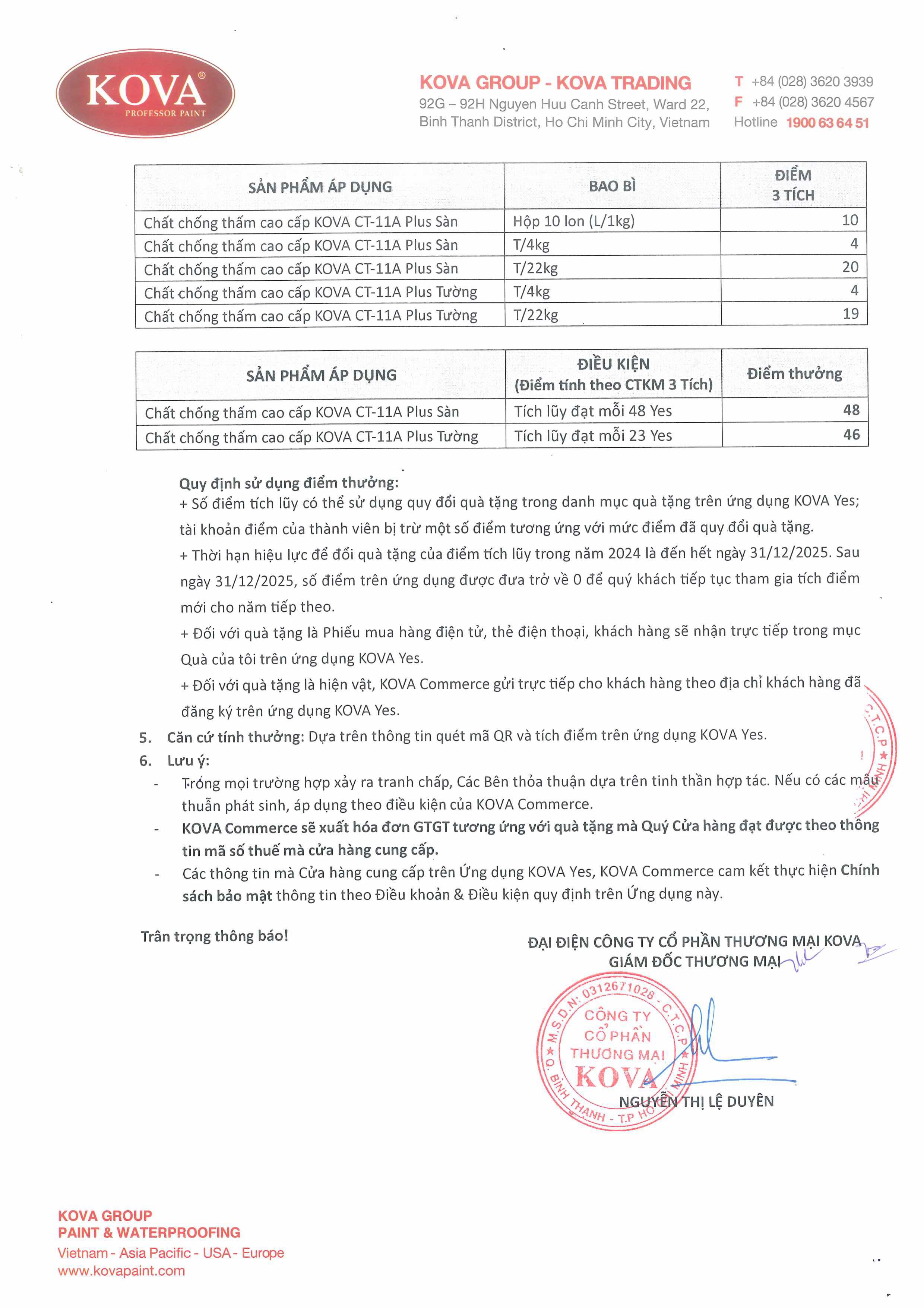 KOVA YES - KHUYẾN MÃI THÁNG 11