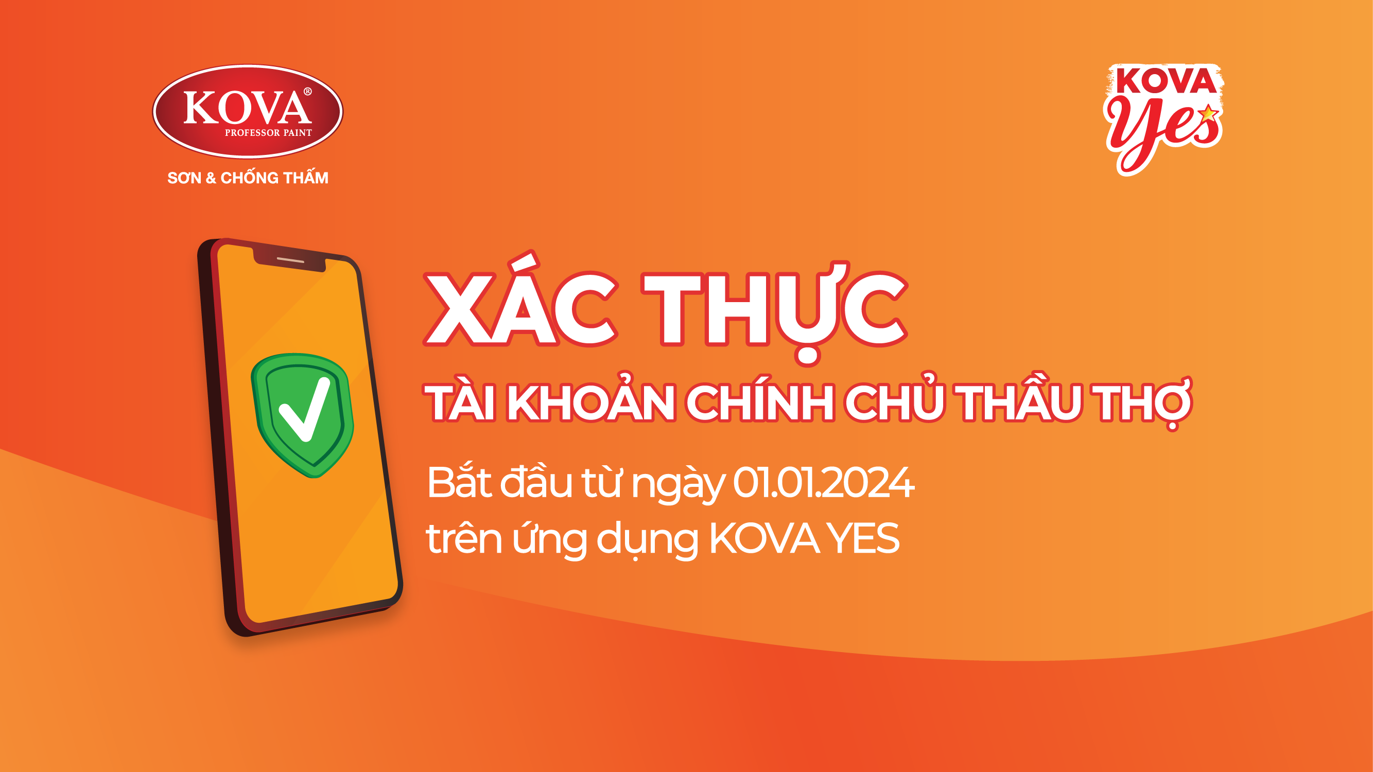 ĐỒNG LOẠT XÁC THỰC TÀI KHOẢN CHÍNH CHỦ THẦU THỢ TRÊN ỨNG DỤNG KOVA YES